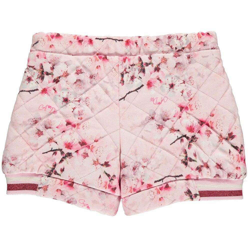 A Dee Girls Pink Floral Shorts | Junior Couture QA